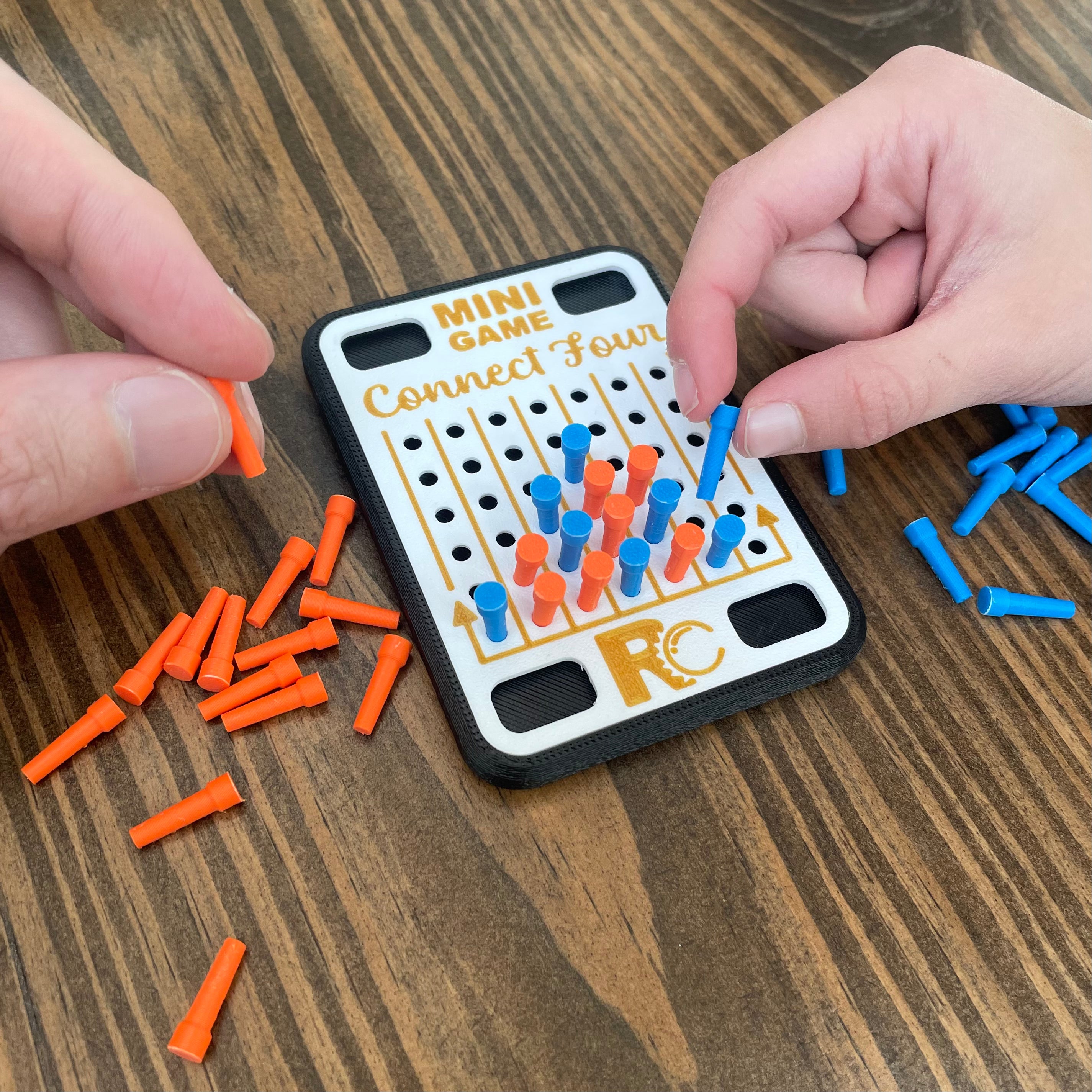 Connect Four Mini Game Magnet – RootCraft